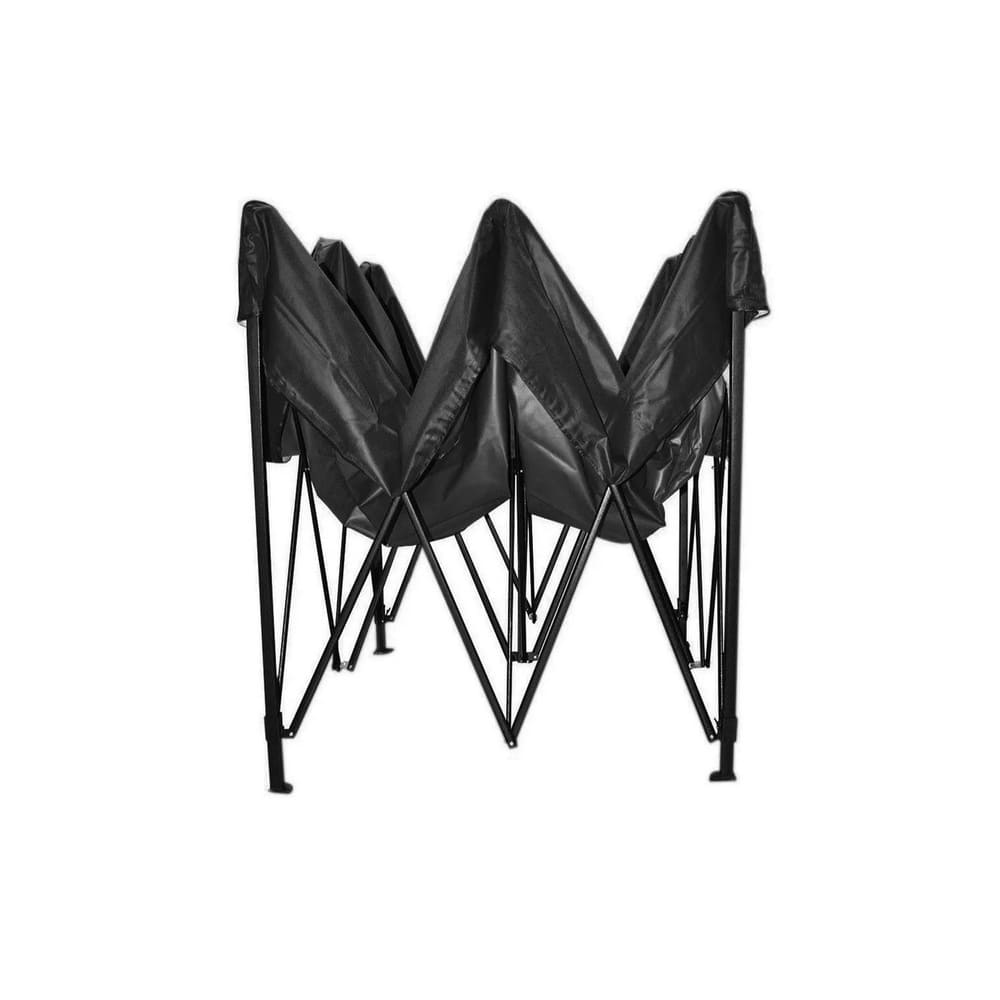 Toldo Plegable 3x3 con Paredes Laterales | Negro | EasyFold